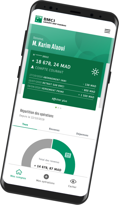 BMCI | application bancaire bmci connect